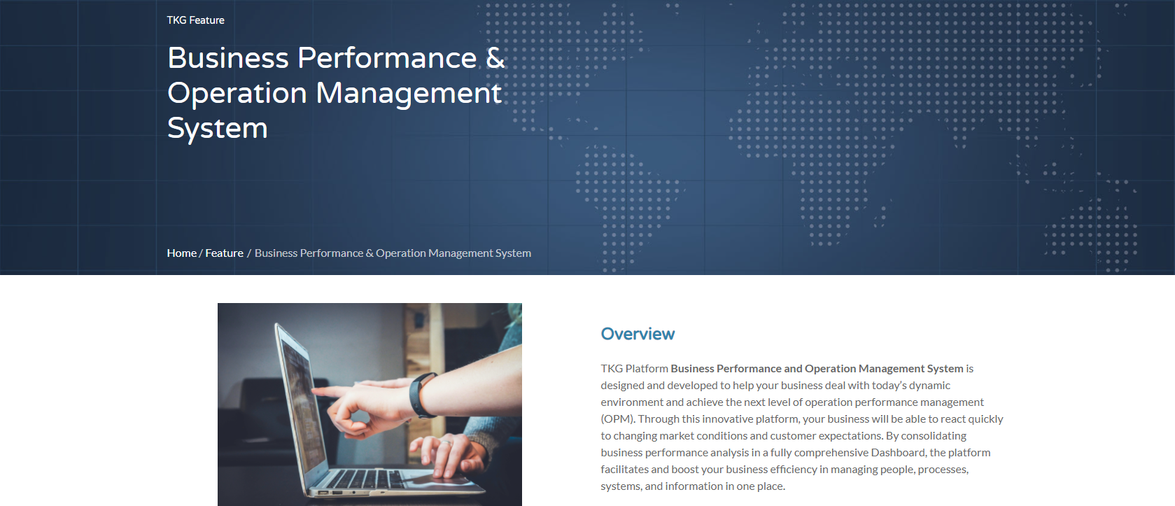 Business Performance & Operation Management System